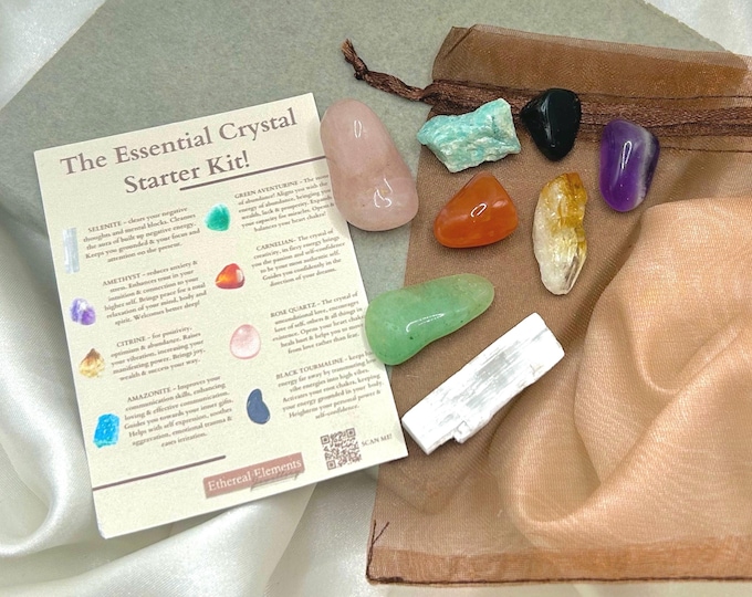 Beginners Crystal Set - 20pcs Crystal Starter Kit - Crystal for ...