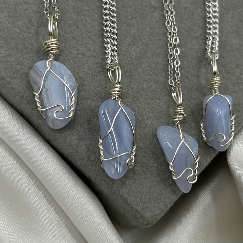 Blue Lace Agate Crystal - Etsy