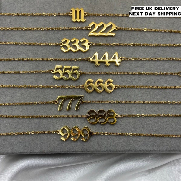 Number Bracelet - Etsy