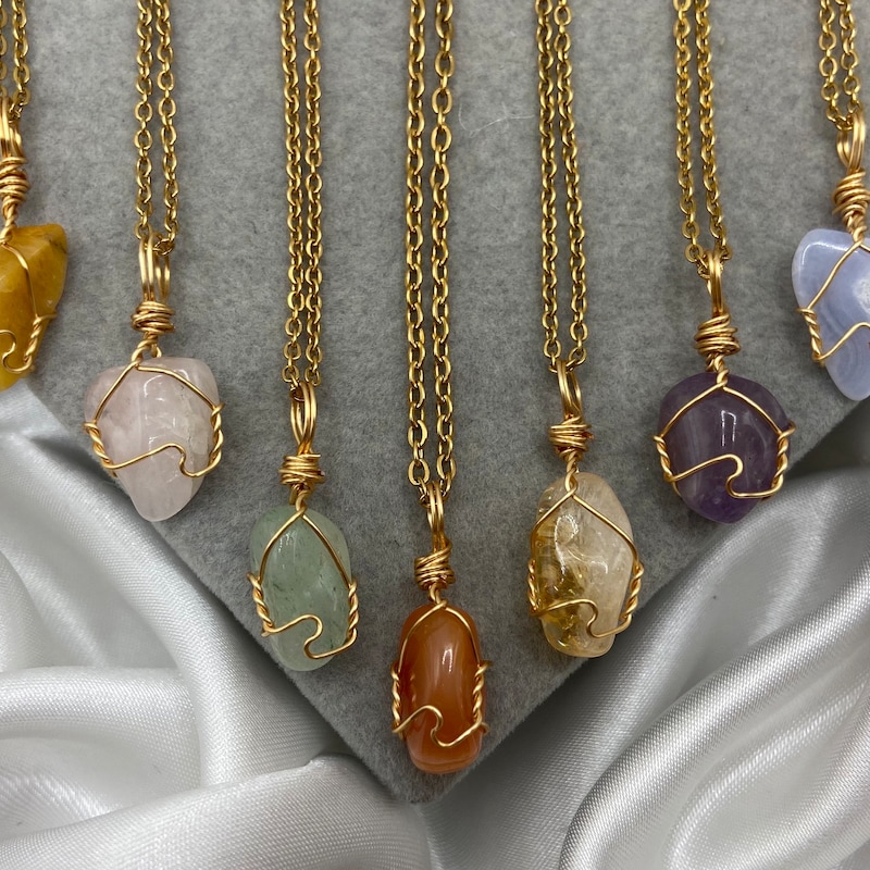 Real Crystal Necklace - Etsy