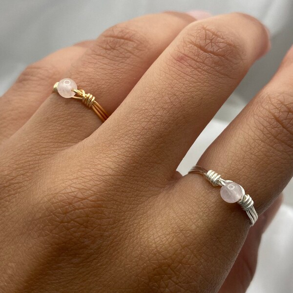 Wire Wrapped Rings - Etsy