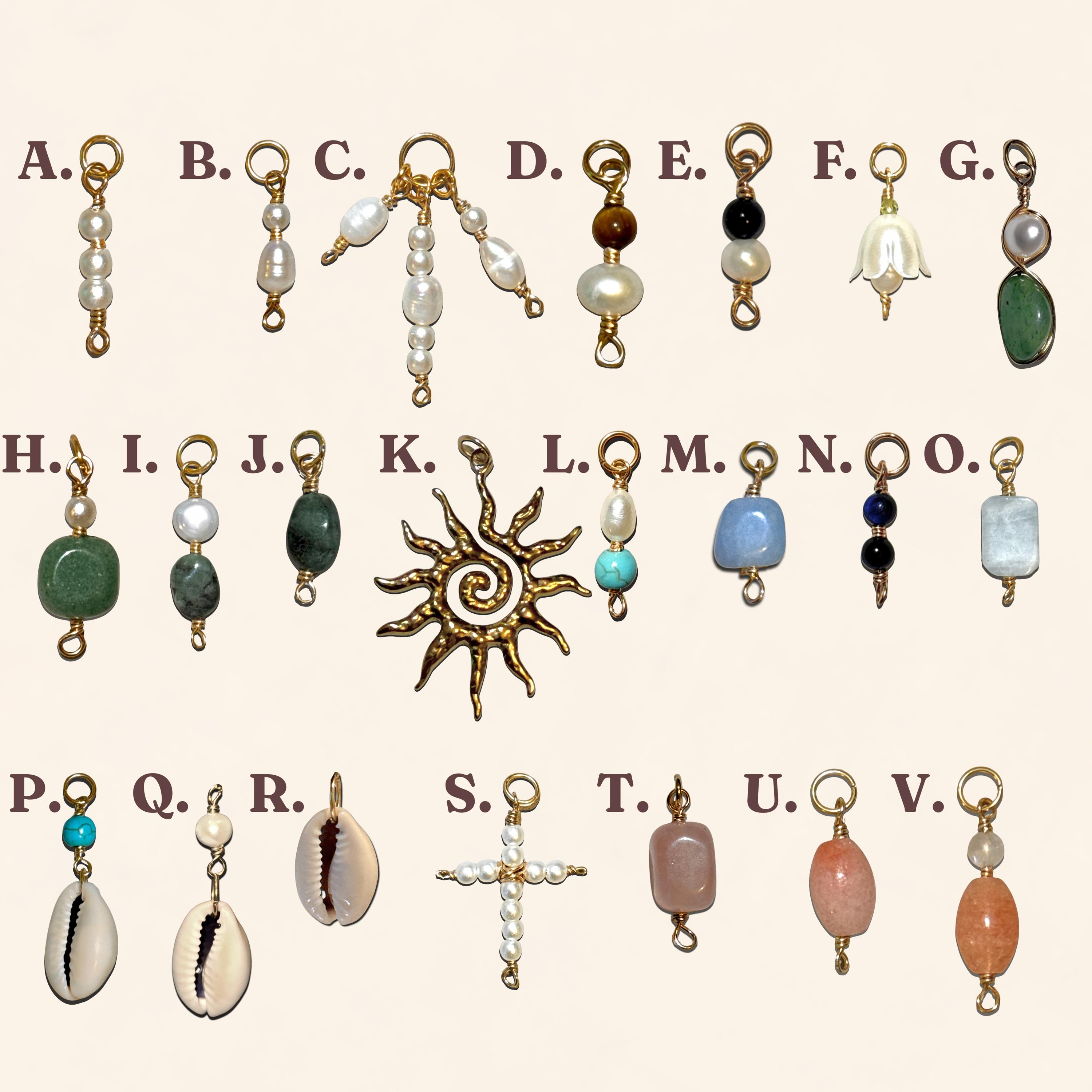 Journal Charms, Clip on Notebook Charms, Planner Charms, Gold Wire ...