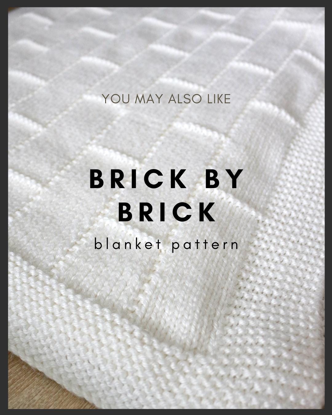 Neutral Baby Blanket Knitting Pattern | Hazel | Diamond Afghan for Baby ...