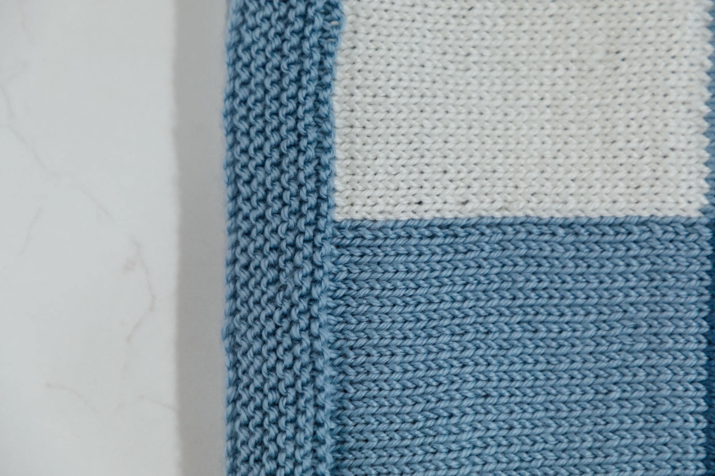 Gingham Baby Blanket Knitting Pattern, Gift for Baby Boy Shower ...