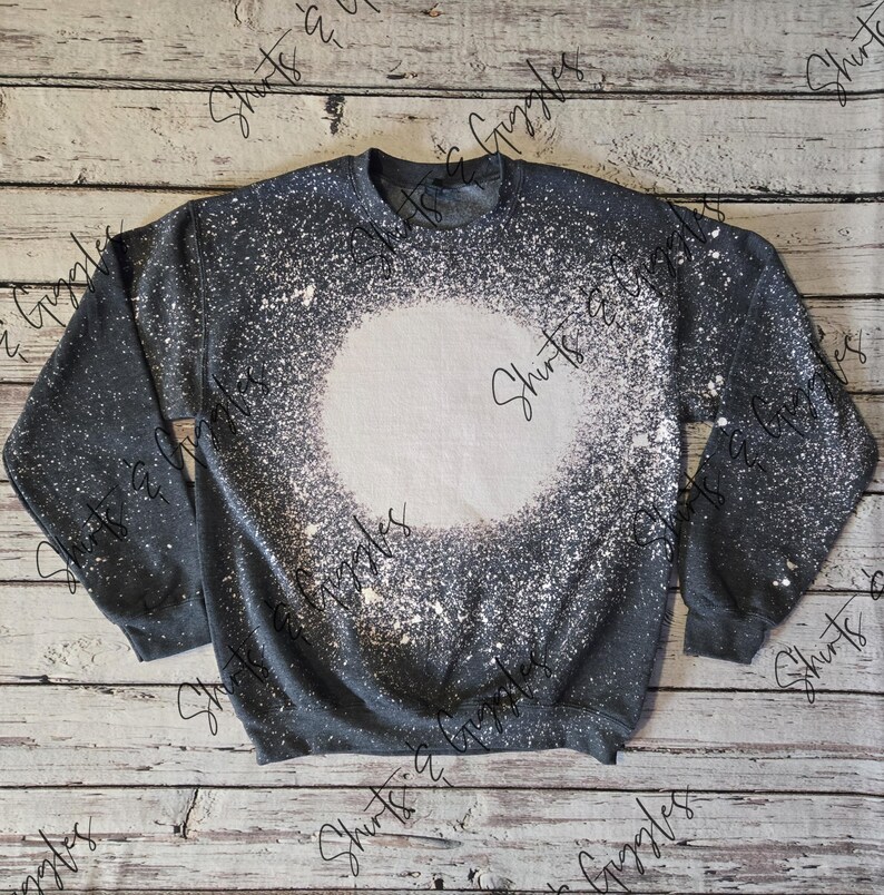 Blank Bleached Gildan® Sweatshirts, Soft Unisex Sublimation Blank ...