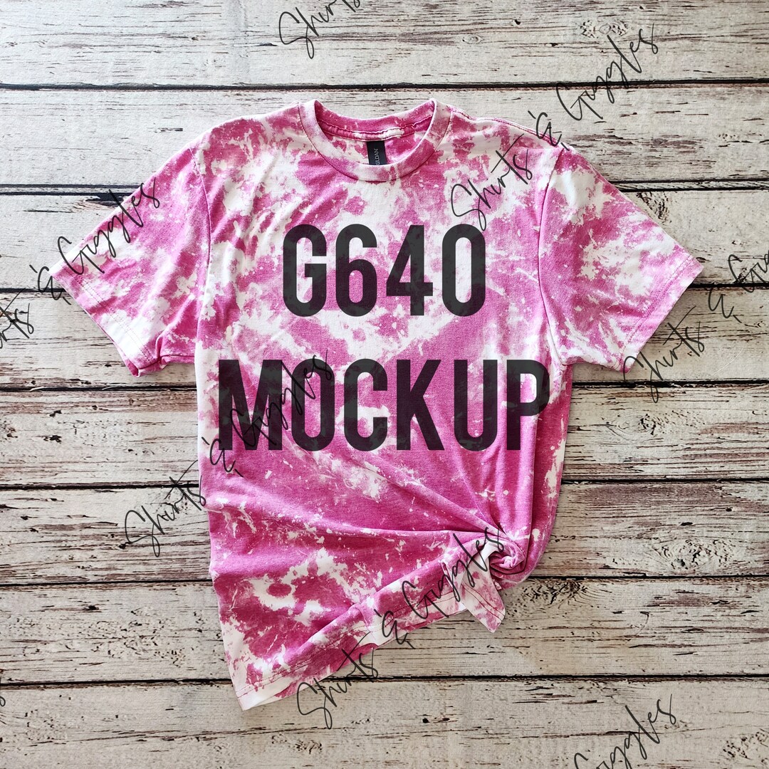 Gildan Acid Wash Shirt Mockup, Heather Berry Mockup, Gildan Mockups ...