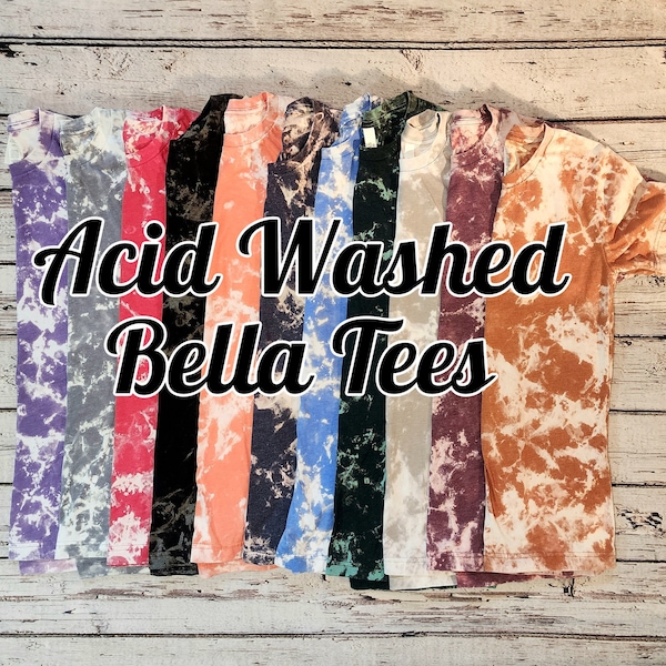 Bleached T Shirt - Etsy