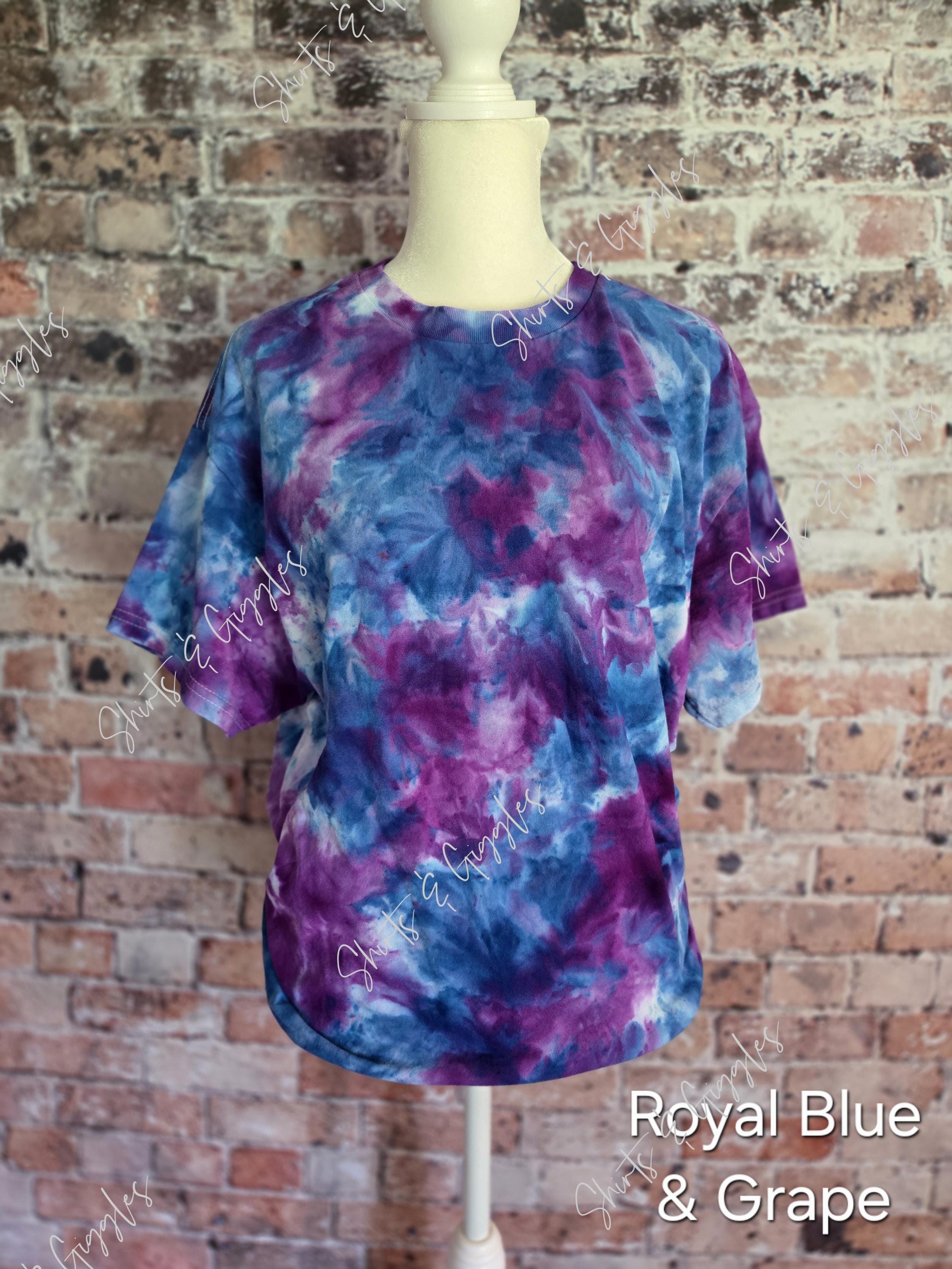 Blank Ice Dyed T-shirt, Custom Hand Dyed Shirt Blank, Watercolor Tie ...