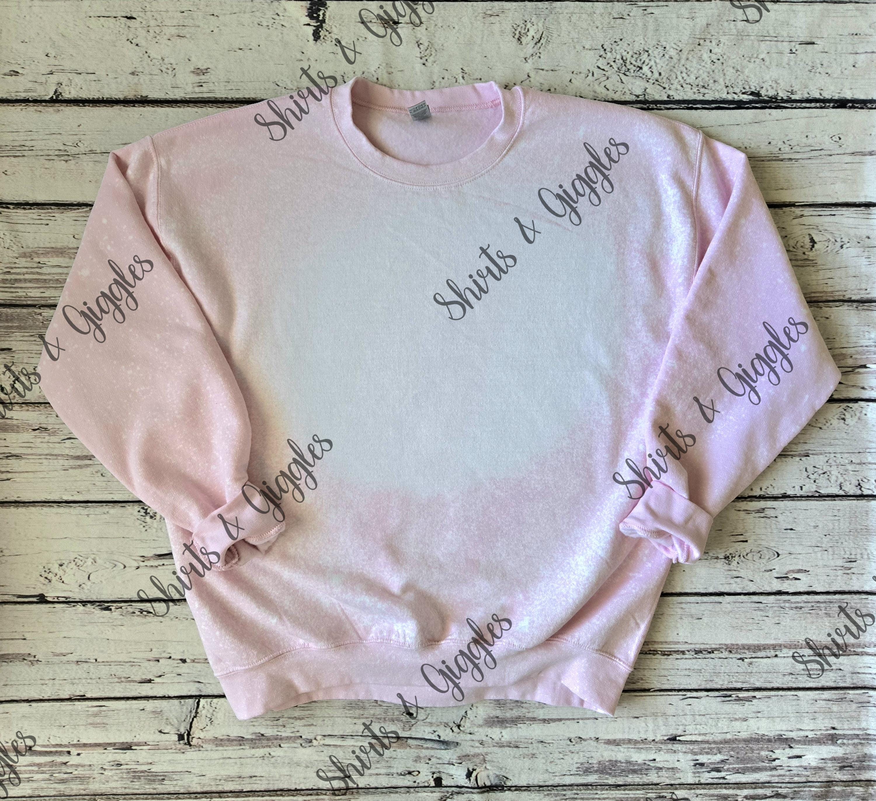 Blank Bleached Gildan® Sweatshirts, Soft Unisex Sublimation Blank ...