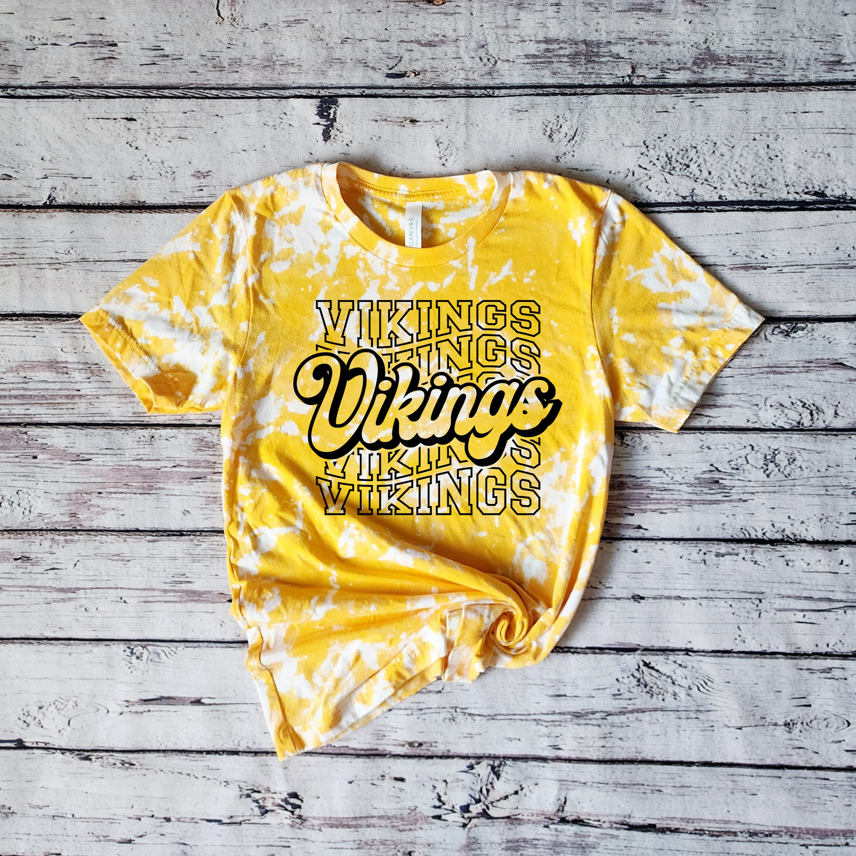 Vikings Retro Stacked Shirt, Vikings Shirt, Personalized Women's Shirt ...