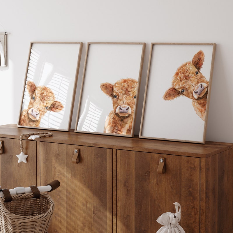 Cow Nursery Decor - Etsy
