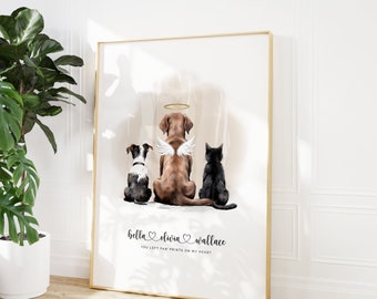 Rainbow Bridge Pet Sympathy Fine Art Print - Etsy