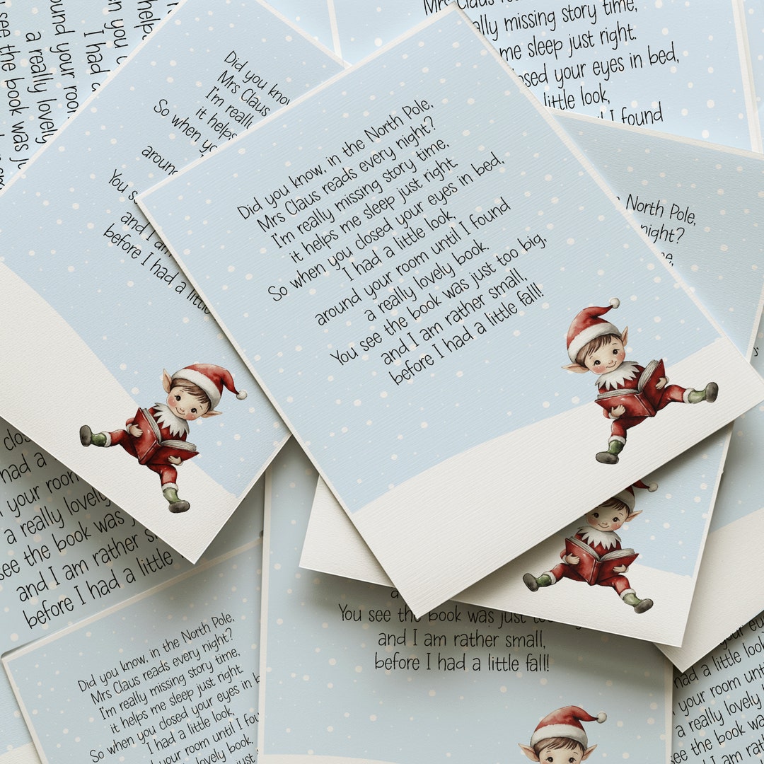 Printable Elf Kit 24 Days Bundle, Downloadable Elf Props Kit, Christmas ...