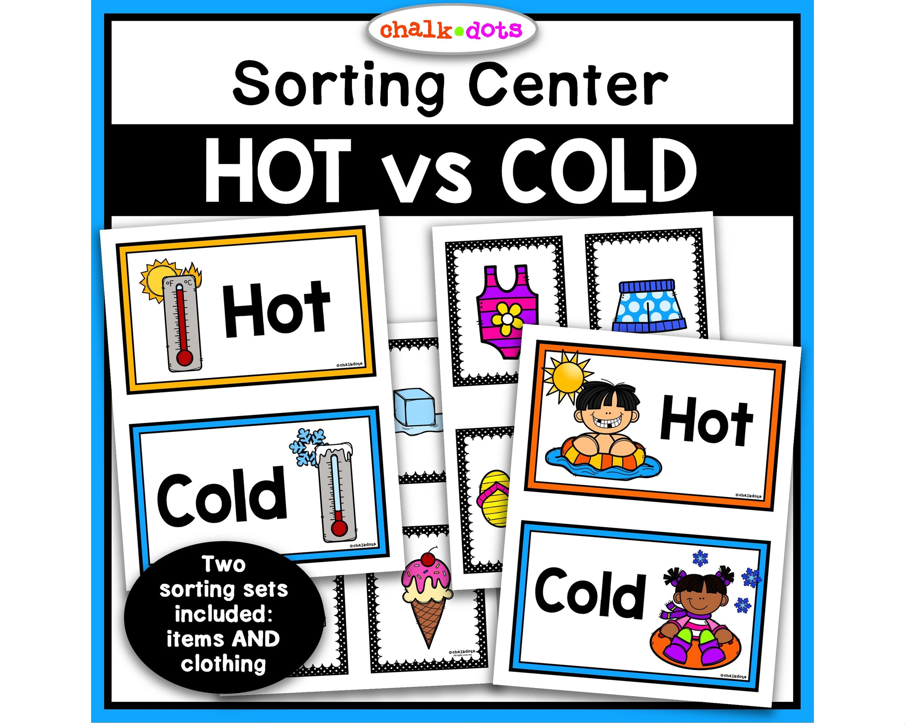 Hot And Cold Sorting Preschool
