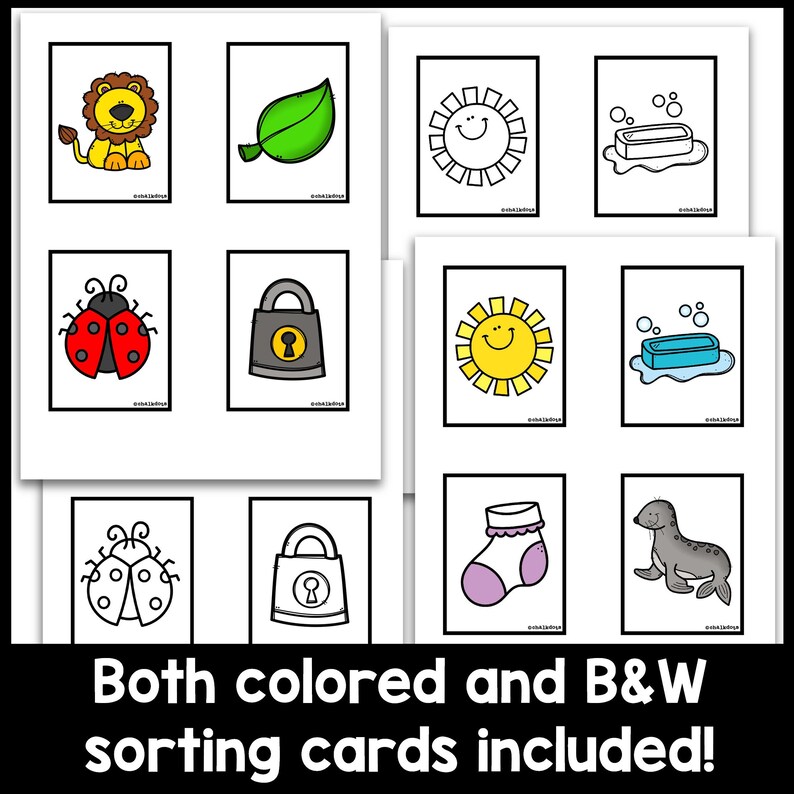 Beginning Sound Sorting Mats, Alphabet Activities, Phonics, Letter ...