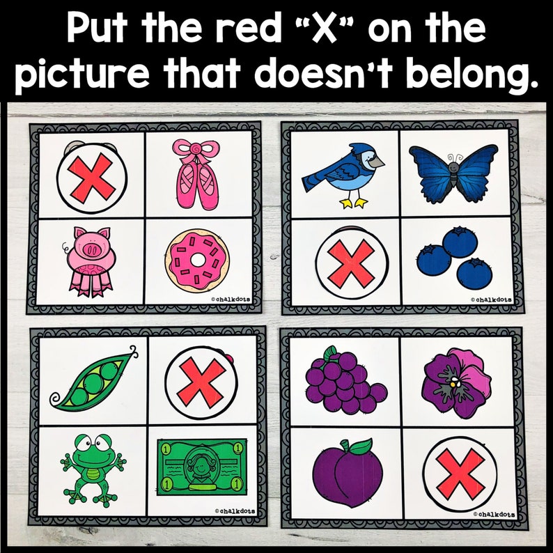 Color Activity, Which Color Doesn't Belong, Color Recognition, What ...