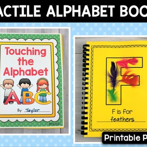 Alphabet Book Tactile Book Sensory Alphabet Book Beginning | Etsy