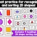 Shape Sorting, Shape Recognition, Sorting Shapes, Preschool, Prek ...