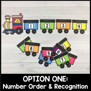 Number Train, Number Activities, Counting, Number Recognition, Number ...