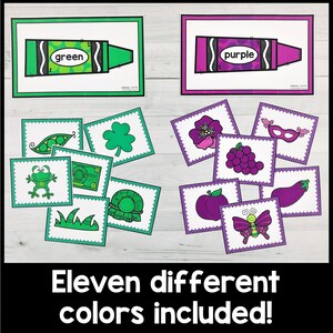 Color Sort, Color Recognition, Learning the Colors, Color Sorting Cards ...