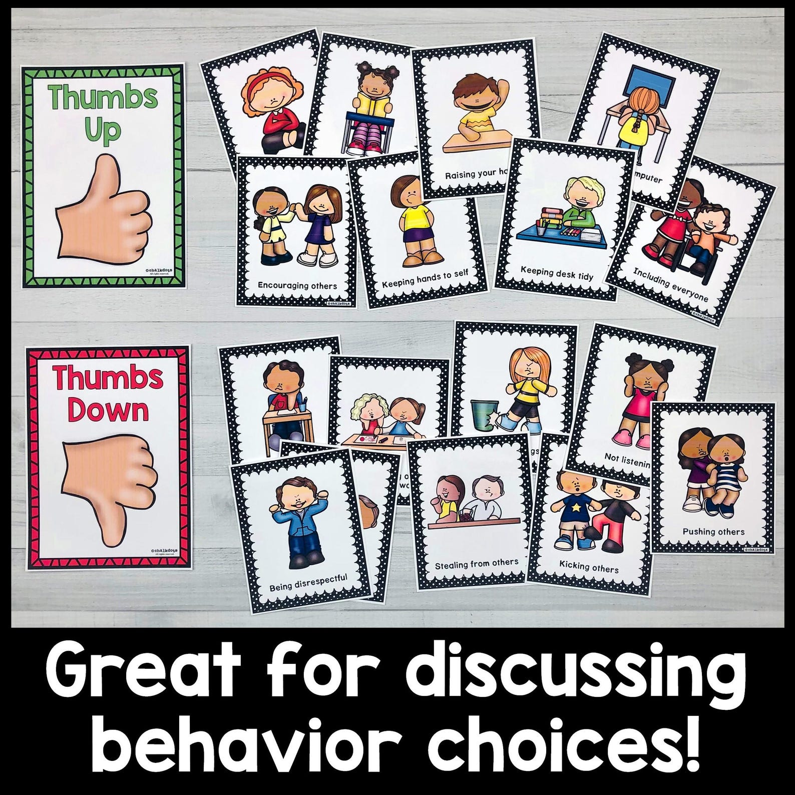 Behavior Sort, Good and Bad Choices, Positive and Negative Behavior ...