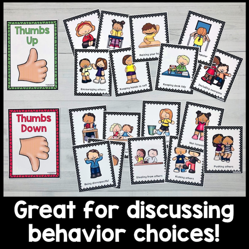 Behavior Sort, Good and Bad Choices, Positive and Negative Behavior ...