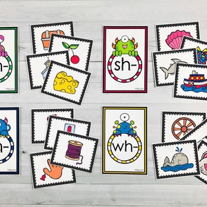 Digraph Sort Beginning Digraphs Digraph Sorting Cards - Etsy