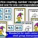 Raindrop Counting Mats, Number Mats, Play Dough Mats, Numbers, Counting ...