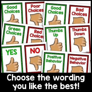 Behavior Sort, Good and Bad Choices, Positive and Negative Behavior ...