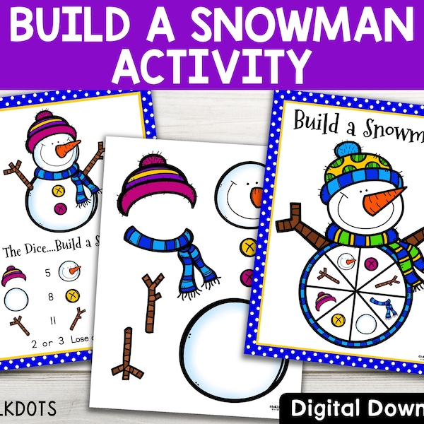Snowman Game - Etsy