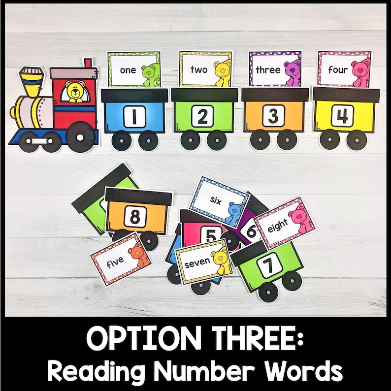 Number Train, Number Activities, Counting, Number Recognition, Number ...
