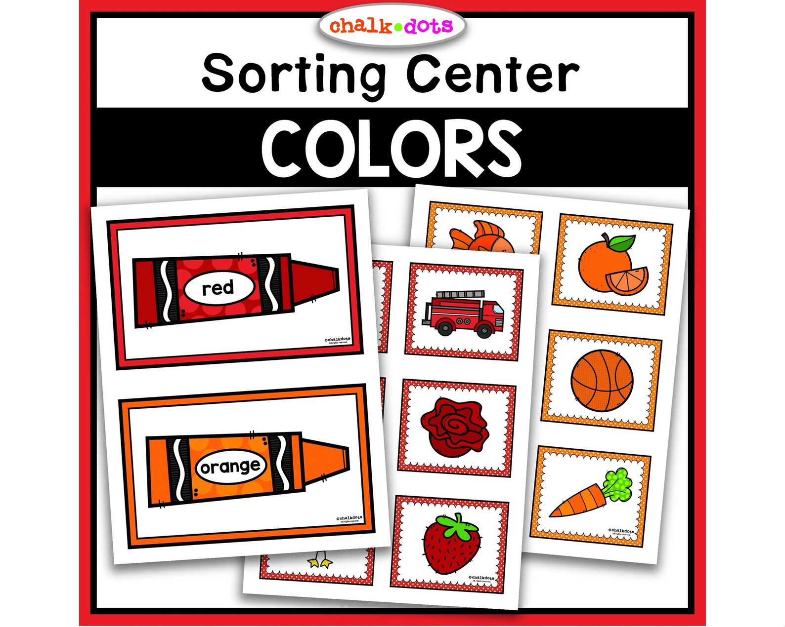 Color Sort, Color Recognition, Learning the Colors, Color Sorting Cards ...