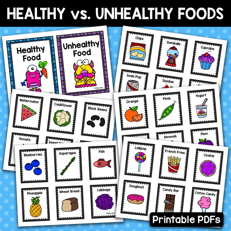 Food Group Sorting Healthy Vs Unhealthy Food Sorting Etsy food-group-sorting-healthy-vs-unhealthy-food-sorting-etsy