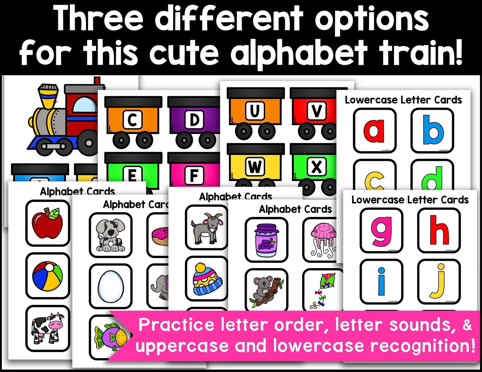 Alphabet Train, Alphabet Activity, Letter Sounds, Letter Recognition ...