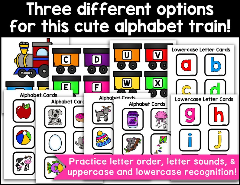 Alphabet Train, Alphabet Activity, Letter Sounds, Letter Recognition ...