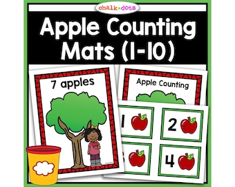 Fall Autumn Number Clip Cards Preschool Printable - Etsy