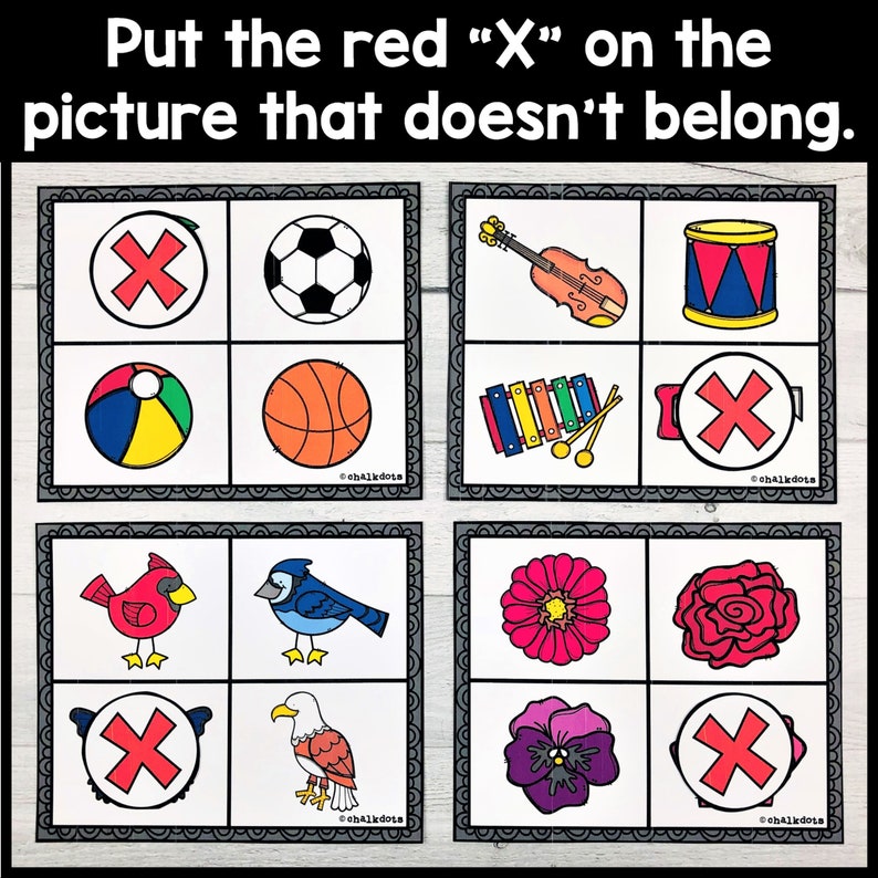 Which Object Doesn't Belong, Categorizing Objects, What Doesn't Belong ...