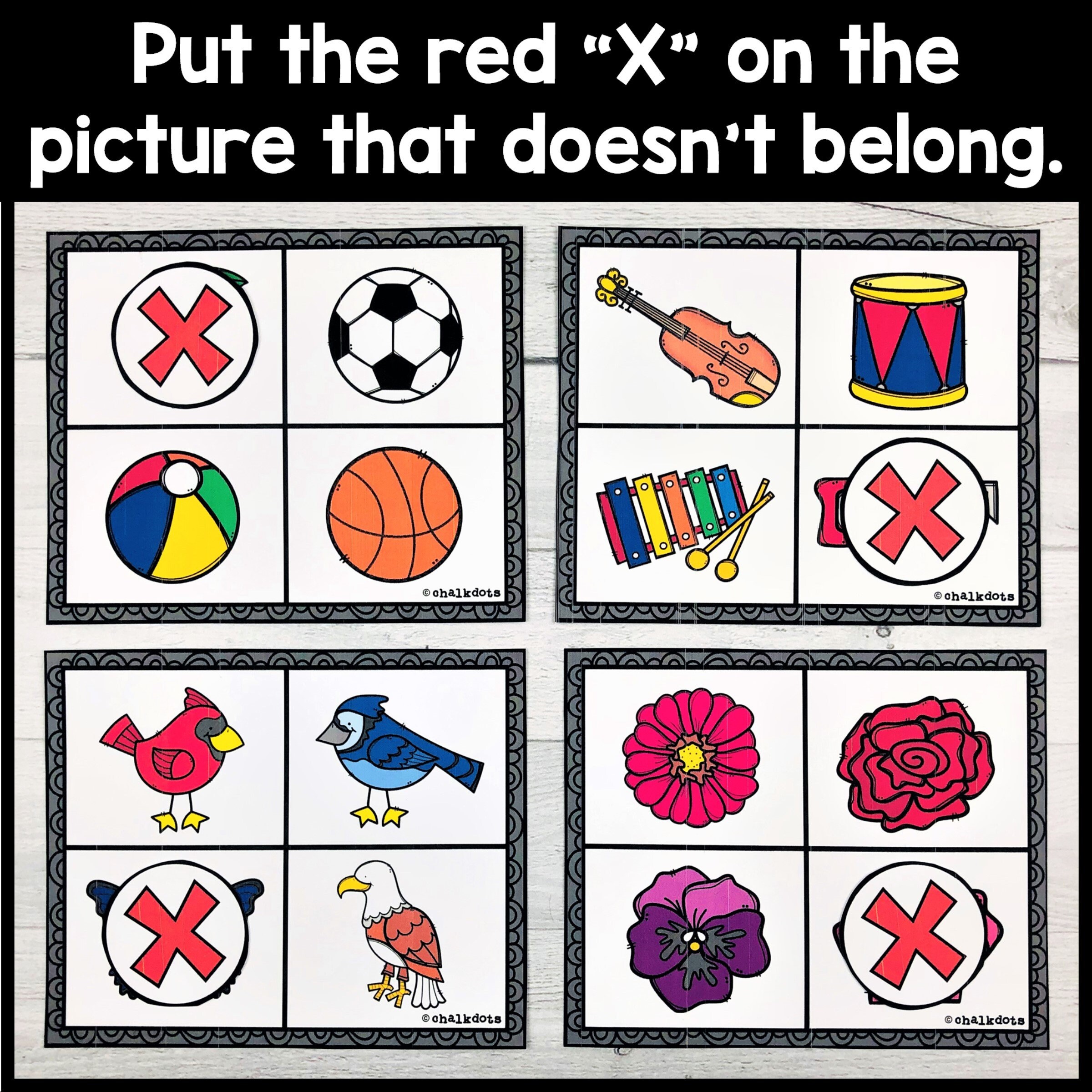 Which Object Doesn't Belong, Categorizing Objects, What Doesn't Belong ...