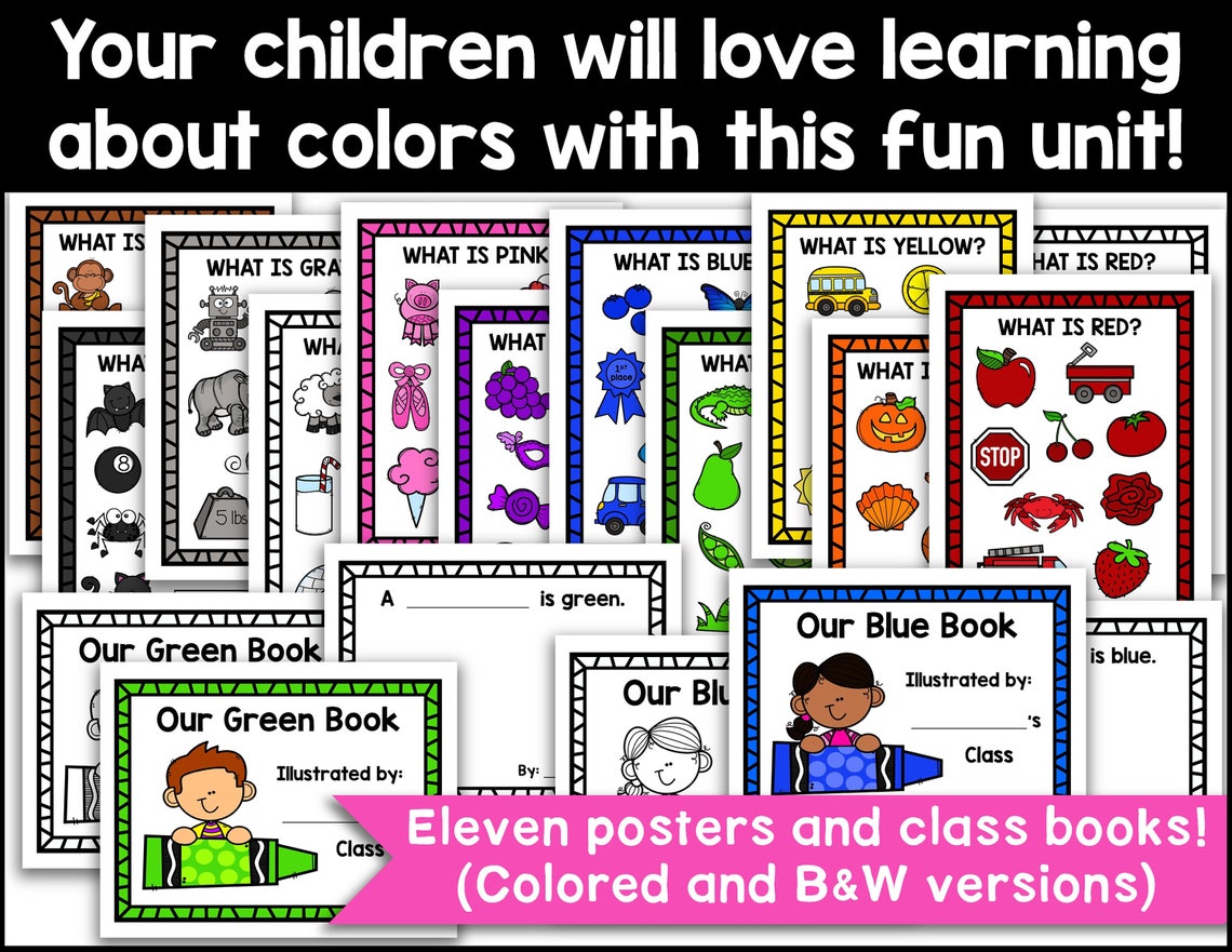 Color Unit, Color Activities, Printables, Art Projects, Worksheets ...