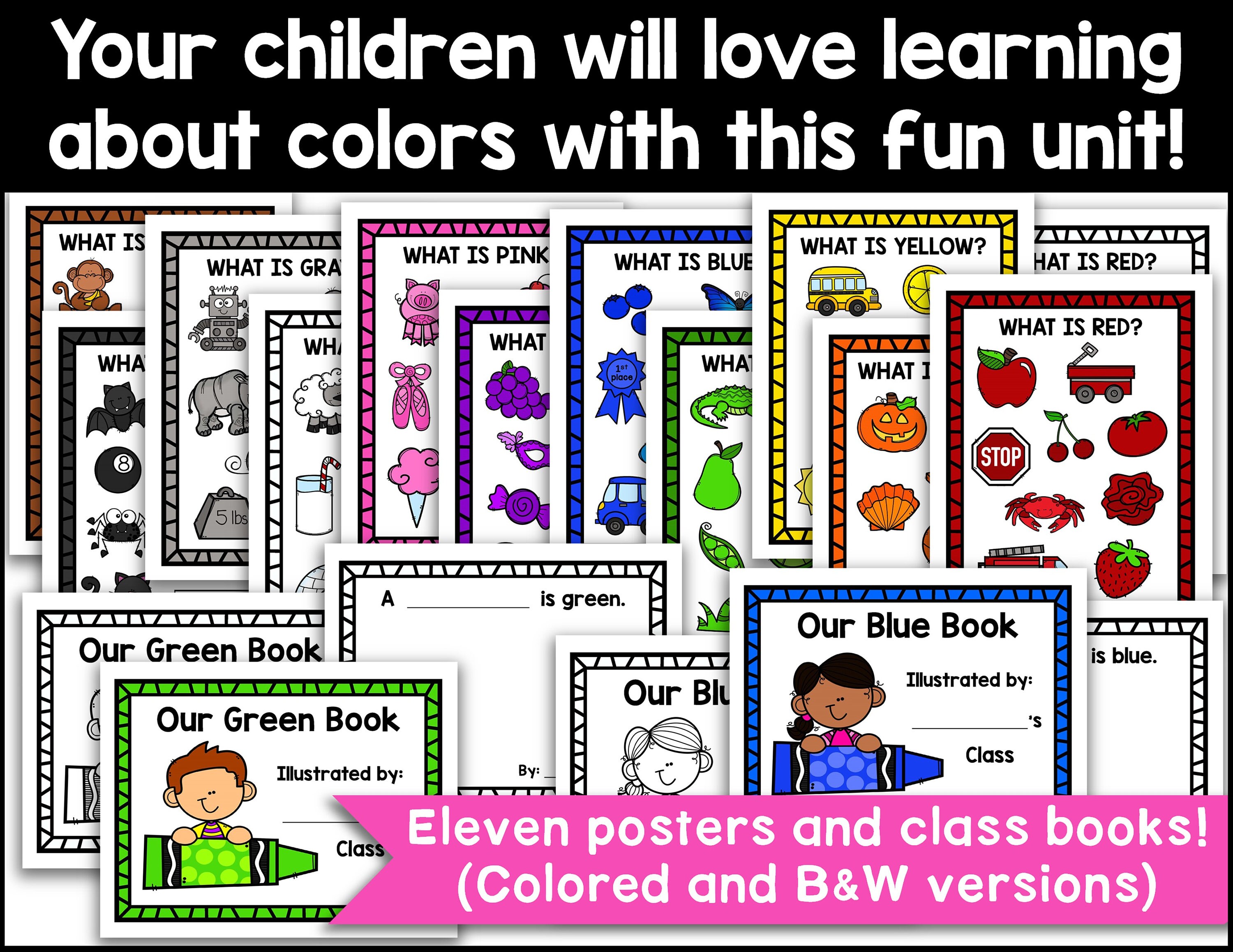Color Unit, Color Activities, Printables, Art Projects, Worksheets ...