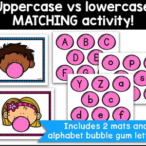 Uppercase and Lowercase Letters, Letter Sort, Letter Match, Circle Time ...
