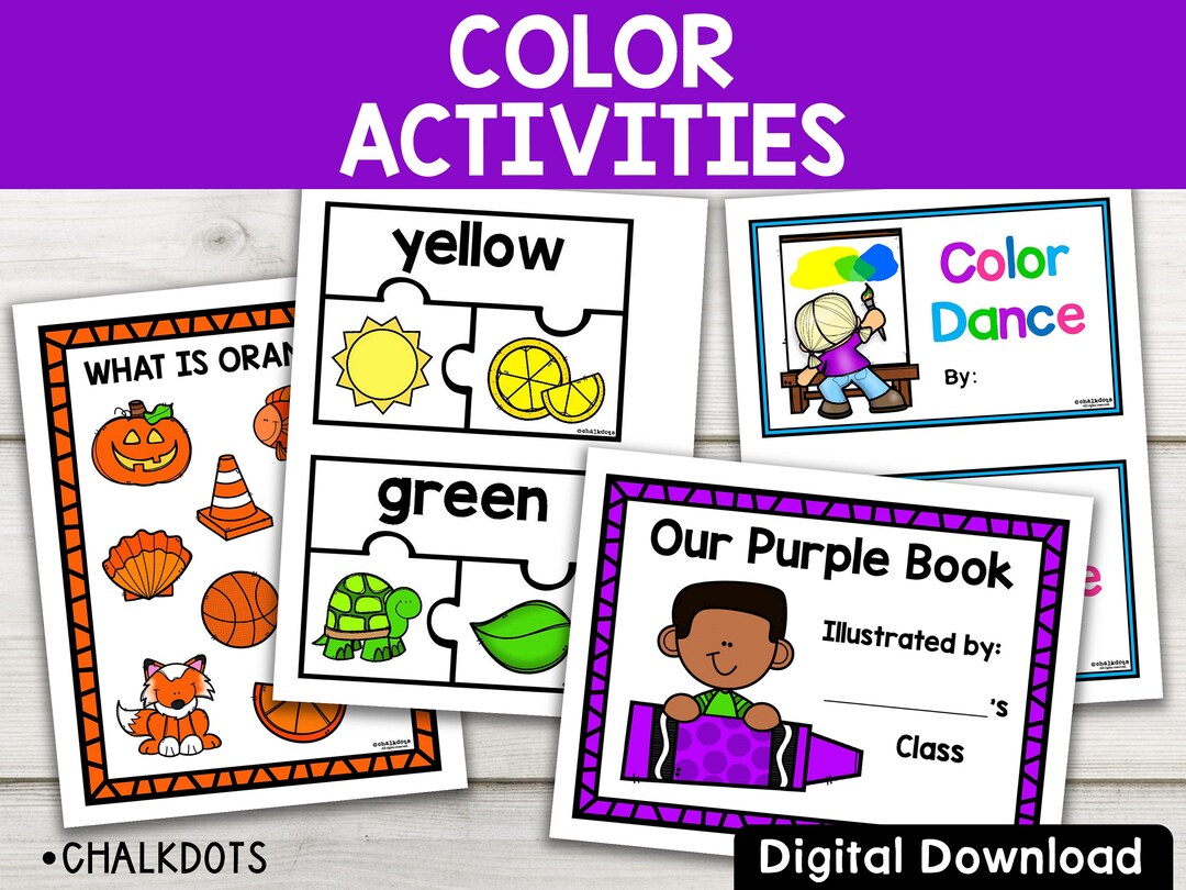 Color Unit Color Activities Printables Art Projects - Etsy