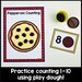 Pizza Counting Mats, Number Mats, Play Dough Mats, Numbers 1-10 ...