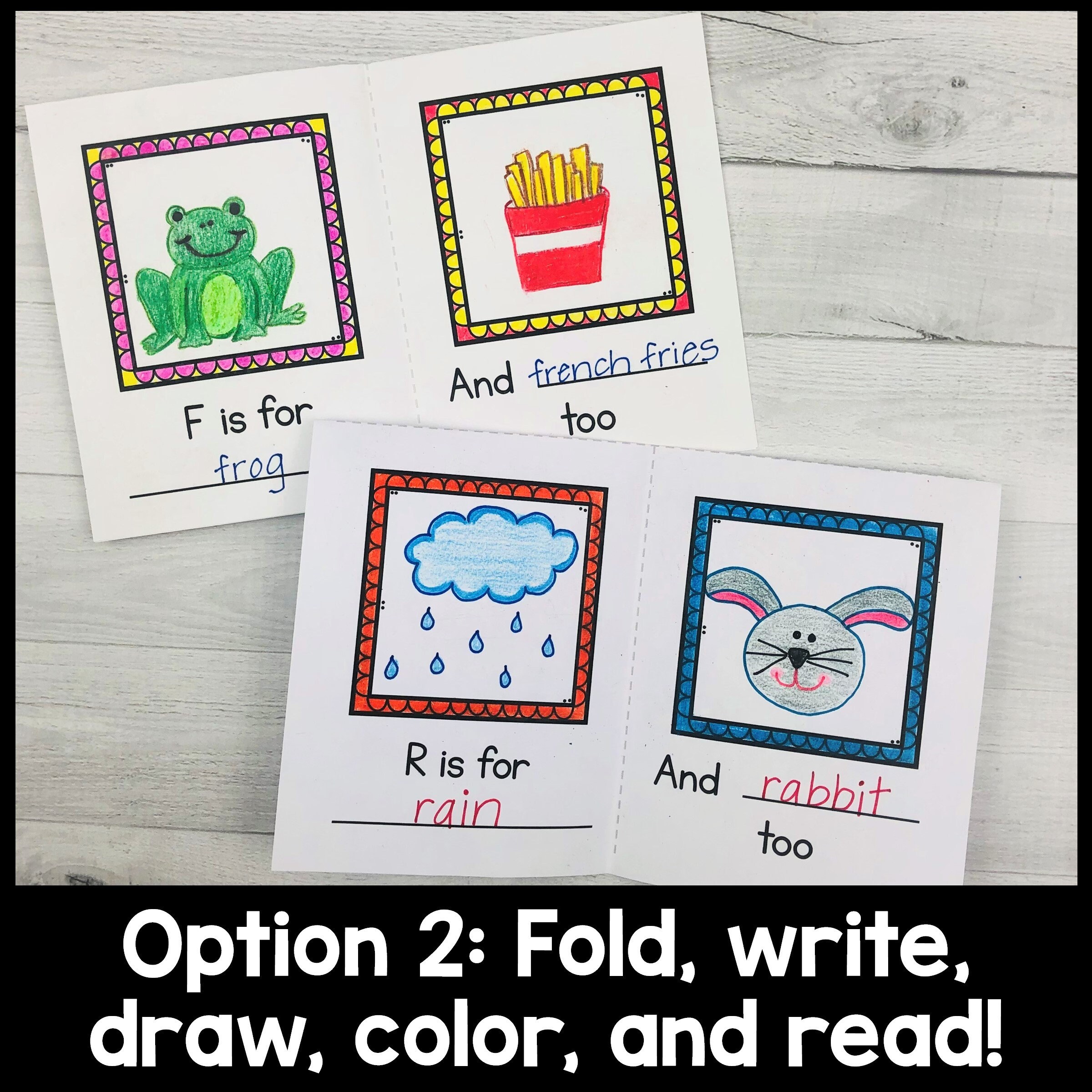 Alphabet Mini Books, Beginning Sounds, Phonics, Printables, Letter ...