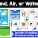Animal Sort Air Land & Water Animals Animal Sorting - Etsy