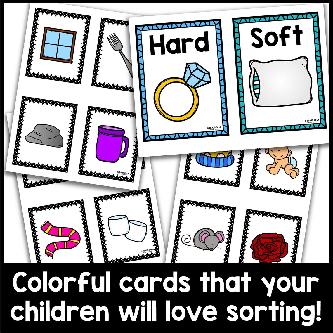 Hard and Soft Sort, Hard Vs Soft Sorting Activity, Preschool, Prek ...