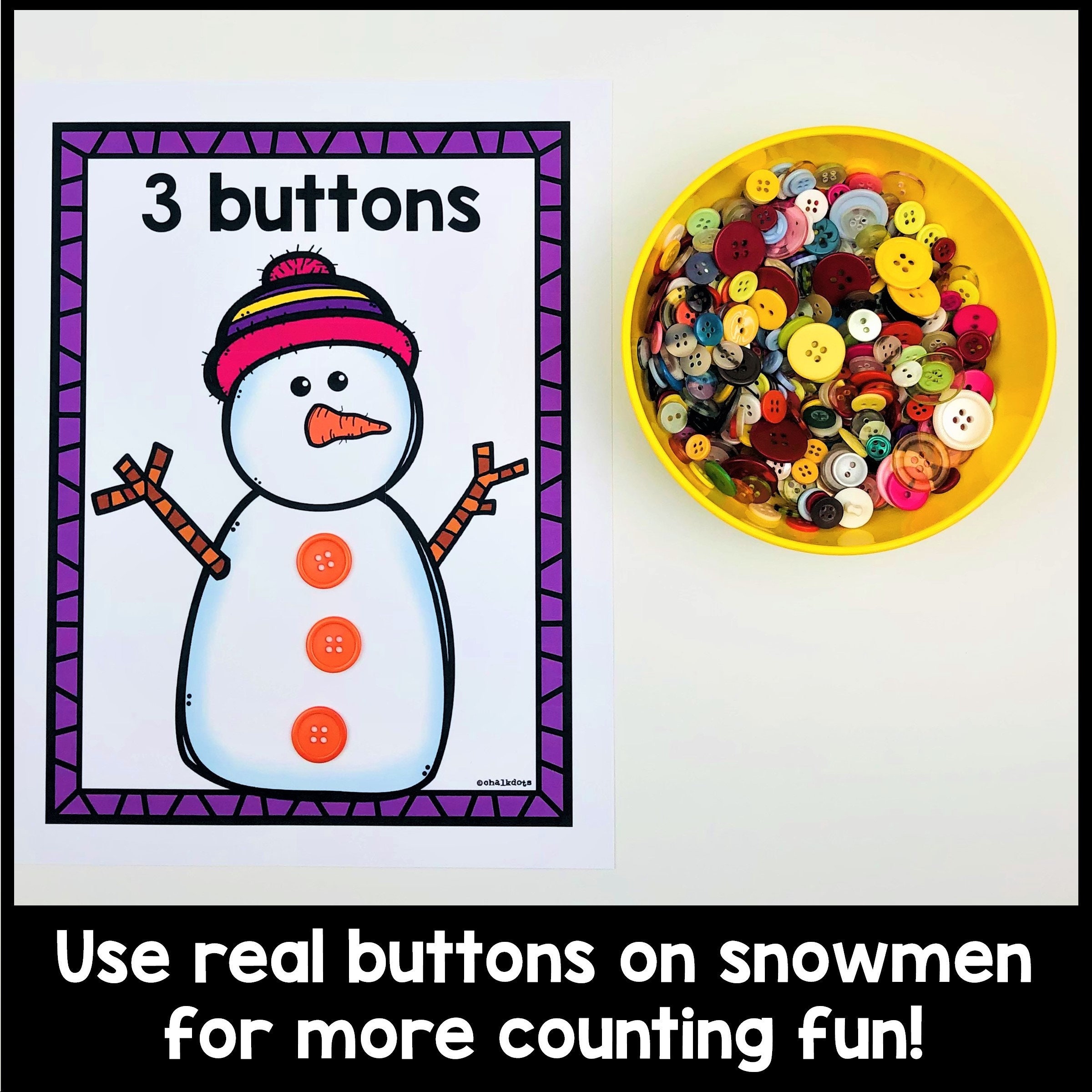 Snowman Counting Mats, Number Mats, Play Dough Mats, Numbers, Counting ...