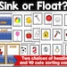 Sink or Float Sort, Science Activity, Preschool, Prek, Kindergarten ...