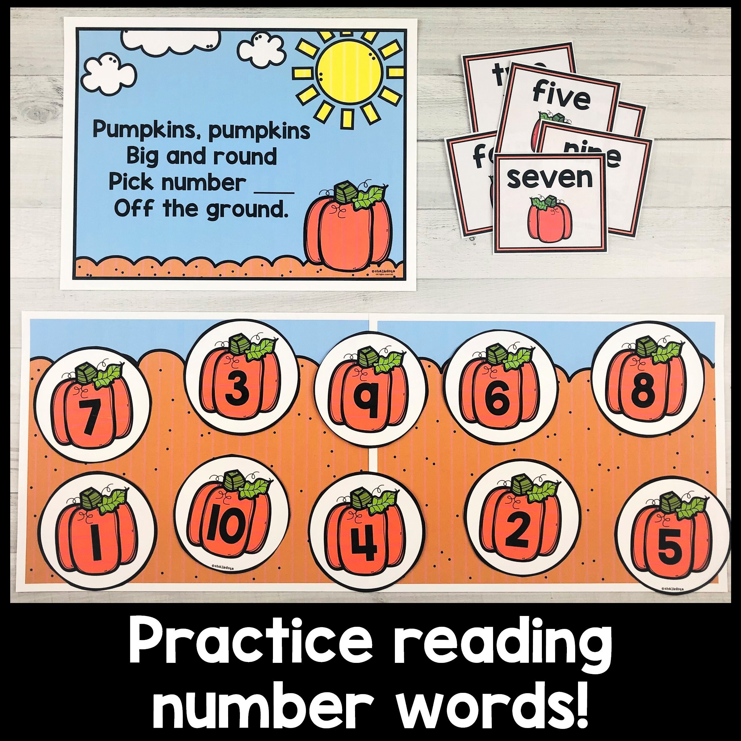 Counting to 10, Number Recognition, Reading Number Words, Preschool ...