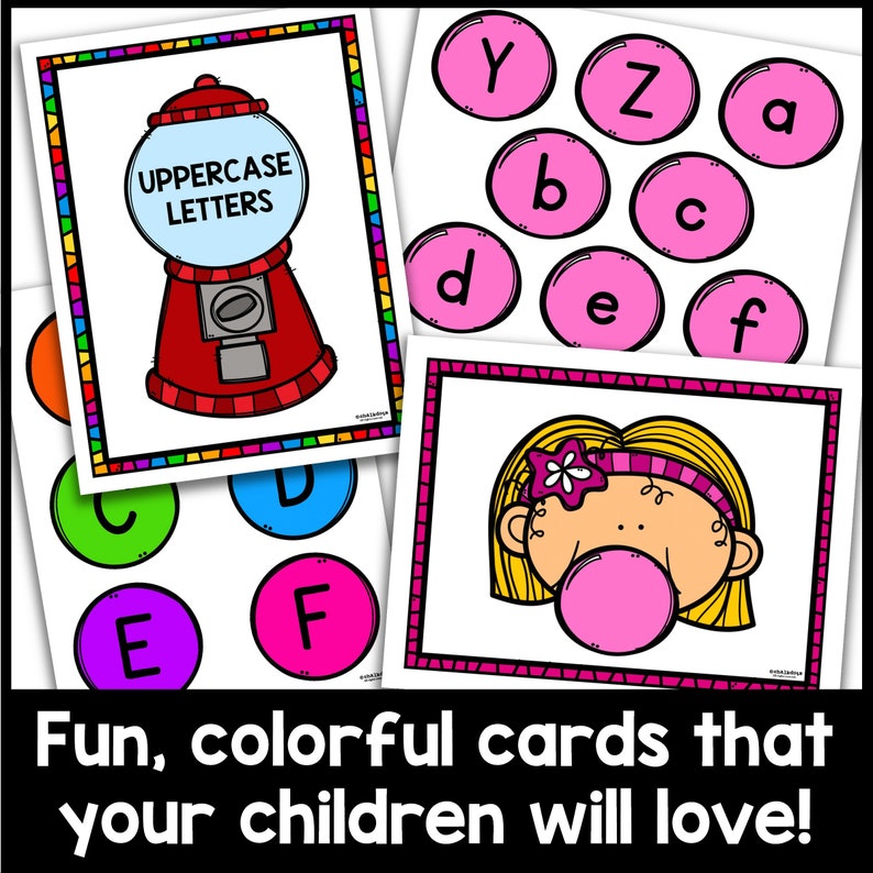 Uppercase and Lowercase Letters, Letter Sort, Letter Match, Circle Time ...